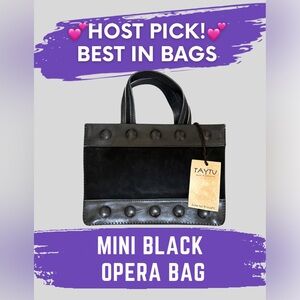 Taytu | Bags | Taytu Mini Black Opera Bag Made Of Handcrafted Ethiopian ...